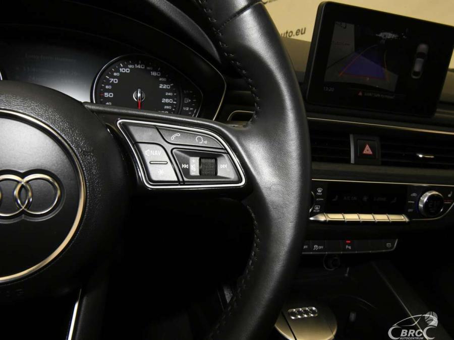 Grey Audi A5 Sportback 2018 in Vilnius, with an engine capacity of 1.98 L and mileage of 48 thousand km for 19900 €, photo 30 on AUTOMOTO.COM.LV