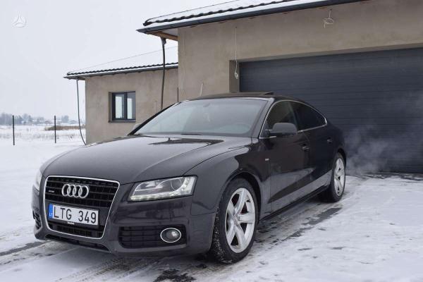 Audi A5 Sportback 2010 in Marijampole, with an engine capacity of 2.97 L and mileage of 366 thousand km for 6150 €, photo 10 on AUTOMOTO.COM.LV