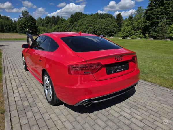 Red Audi A5 Sportback 2014 in Telschi, with an engine capacity of 1.80 L and mileage of 279 thousand km for 9900 €, photo 4 on AUTOMOTO.COM.LV
