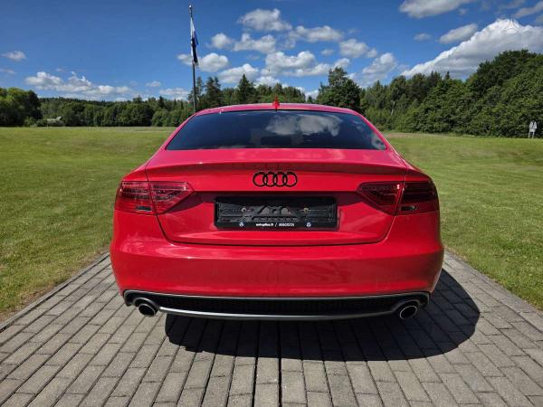 Red Audi A5 Sportback 2014 in Telschi, with an engine capacity of 1.80 L and mileage of 279 thousand km for 9900 €, photo 6 on AUTOMOTO.COM.LV