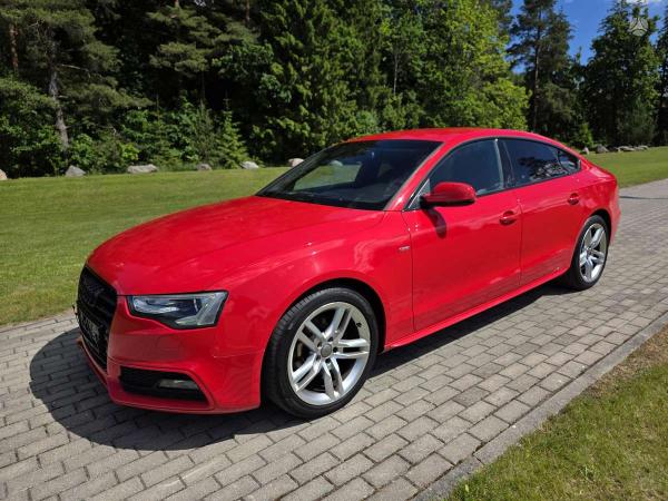 Red Audi A5 Sportback 2014 in Telschi, with an engine capacity of 1.80 L and mileage of 279 thousand km for 9900 €, photo 8 on AUTOMOTO.COM.LV