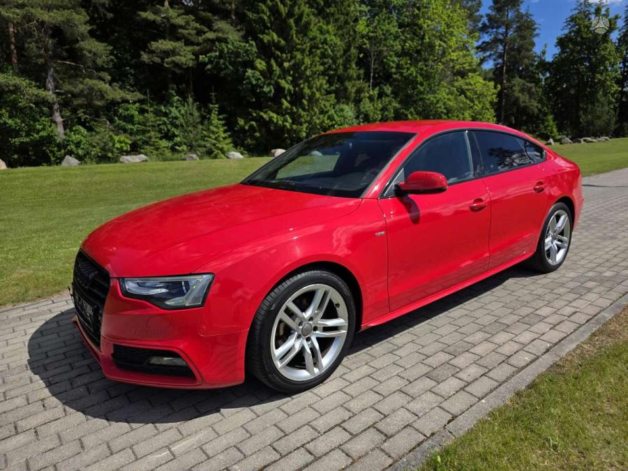 Красный Ауди A5 Sportback 2014 в Тельшяй, объемом двигателя 1.80 л и пробегом 279 тыс. км за 9900 €, фото 9 на AUTOMOTO.COM.LV