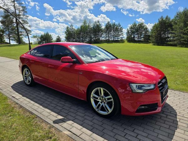 Red Audi A5 Sportback 2014 in Telschi, with an engine capacity of 1.80 L and mileage of 279 thousand km for 9900 €, photo 9 on AUTOMOTO.COM.LV