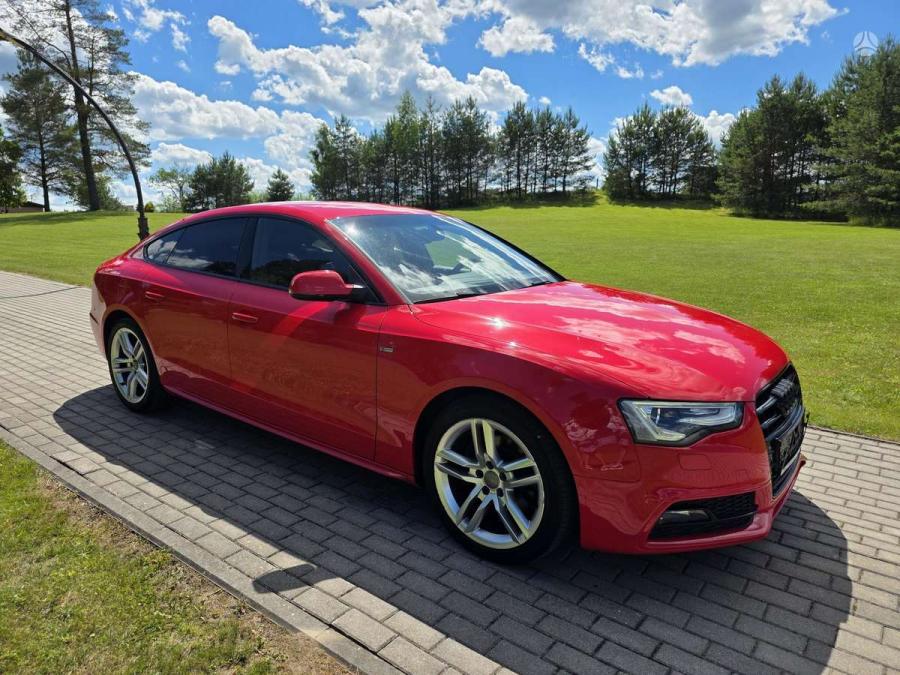 Красный Ауди A5 Sportback 2014 в Тельшяй, объемом двигателя 1.80 л и пробегом 279 тыс. км за 9900 €, фото 10 на AUTOMOTO.COM.LV