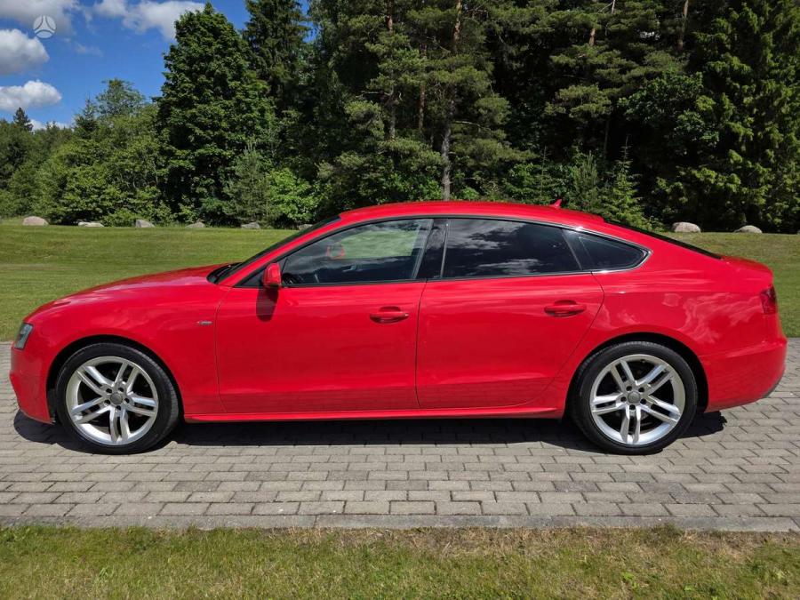 Красный Ауди A5 Sportback 2014 в Тельшяй, объемом двигателя 1.80 л и пробегом 279 тыс. км за 9900 €, фото 13 на AUTOMOTO.COM.LV