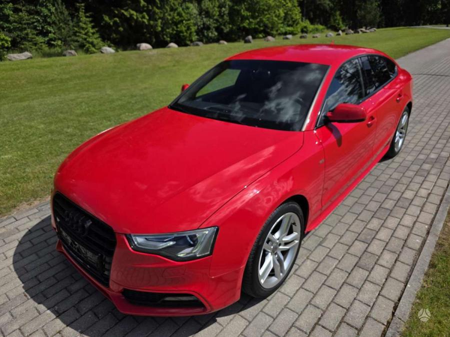 Красный Ауди A5 Sportback 2014 в Тельшяй, объемом двигателя 1.80 л и пробегом 279 тыс. км за 9900 €, фото 15 на AUTOMOTO.COM.LV