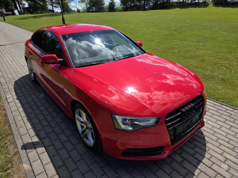Красный Ауди A5 Sportback 2014 в Тельшяй, объемом двигателя 1.80 л и пробегом 279 тыс. км за 9900 €, фото 16 на AUTOMOTO.COM.LV