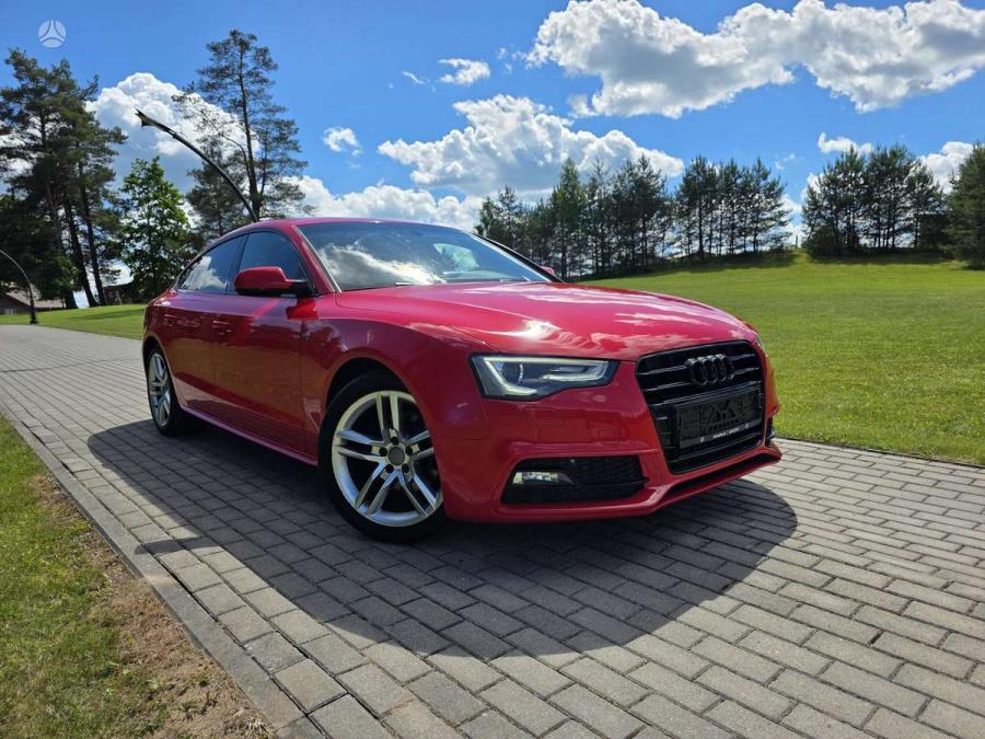 Красный Ауди A5 Sportback 2014 в Тельшяй, объемом двигателя 1.80 л и пробегом 279 тыс. км за 9900 €, фото 23 на AUTOMOTO.COM.LV