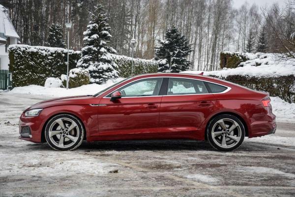 Красный Ауди A5 Sportback 2017 в Электренай, объемом двигателя 1.97 л и пробегом 223 тыс. км за 19450 €, фото 2 на AUTOMOTO.COM.LV