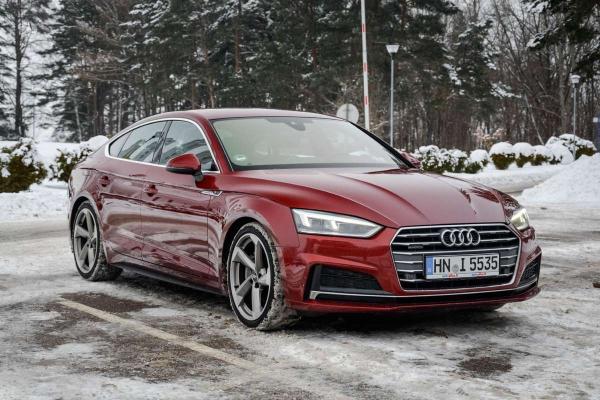 Красный Ауди A5 Sportback 2017 в Электренай, объемом двигателя 1.97 л и пробегом 223 тыс. км за 19450 €, фото 7 на AUTOMOTO.COM.LV