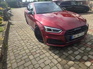 Red Audi A5 Sportback 2018 in Kretinga, with an engine capacity of 1.98 L and mileage of 130 thousand km for 18500 €, photo  on AUTOMOTO.COM.LV