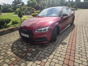 Red Audi A5 Sportback 2018 in Kretinga, with an engine capacity of 1.98 L and mileage of 130 thousand km for 18500 €, photo 5 on AUTOMOTO.COM.LV