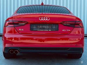 Sarkans Audi A5 Sportback 2019 Klaipėda, ar dzinēja tilpumu 1.97 L un nobraukumu 236 tūkst. km par 19750 €, foto 6 vietnē AUTOMOTO.COM.LV