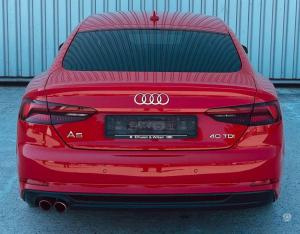 Sarkans Audi A5 Sportback 2019 Klaipėda, ar dzinēja tilpumu 1.97 L un nobraukumu 236 tūkst. km par 19750 €, foto 9 vietnē AUTOMOTO.COM.LV