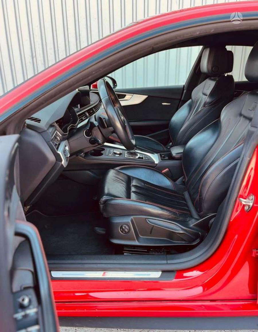 Sarkans Audi A5 Sportback 2019 Klaipėda, ar dzinēja tilpumu 1.97 L un nobraukumu 236 tūkst. km par 19750 €, foto 13 vietnē AUTOMOTO.COM.LV