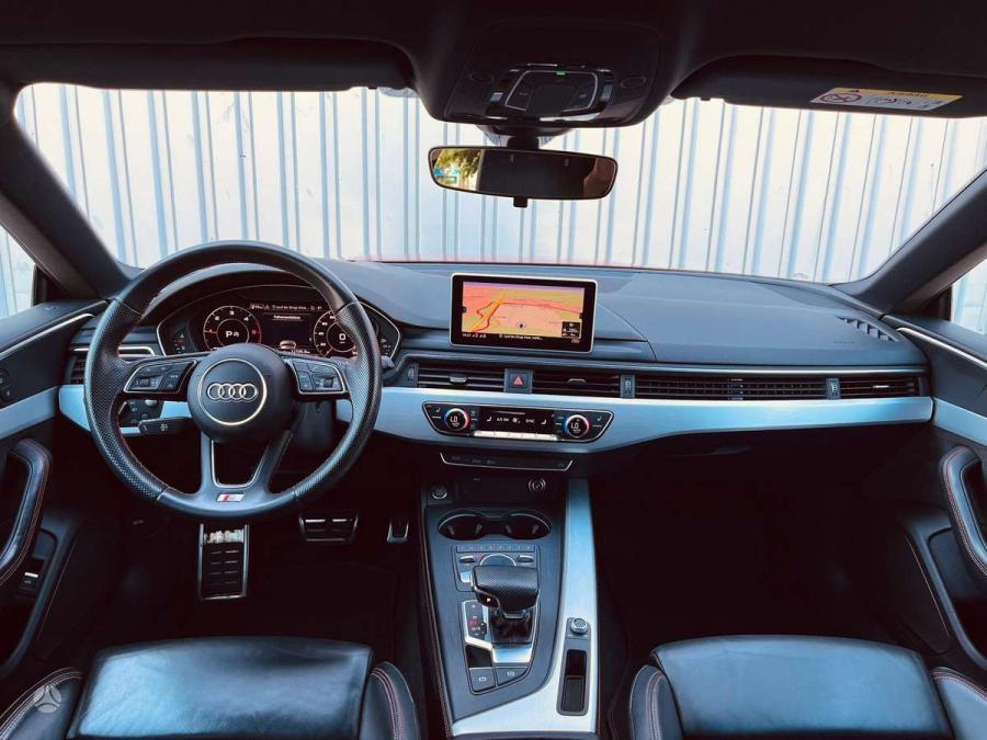 Sarkans Audi A5 Sportback 2019 Klaipėda, ar dzinēja tilpumu 1.97 L un nobraukumu 236 tūkst. km par 19750 €, foto 14 vietnē AUTOMOTO.COM.LV