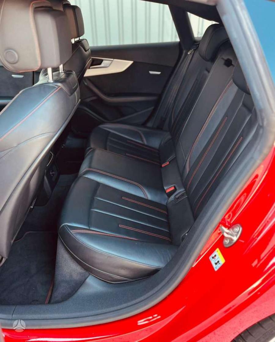 Sarkans Audi A5 Sportback 2019 Klaipėda, ar dzinēja tilpumu 1.97 L un nobraukumu 236 tūkst. km par 19750 €, foto 16 vietnē AUTOMOTO.COM.LV