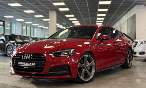 Красный Ауди A5 Sportback 2019 в Клайпеда, объемом двигателя 1.97 л и пробегом 236 тыс. км за 19900 €, фото 1 на AUTOMOTO.COM.LV