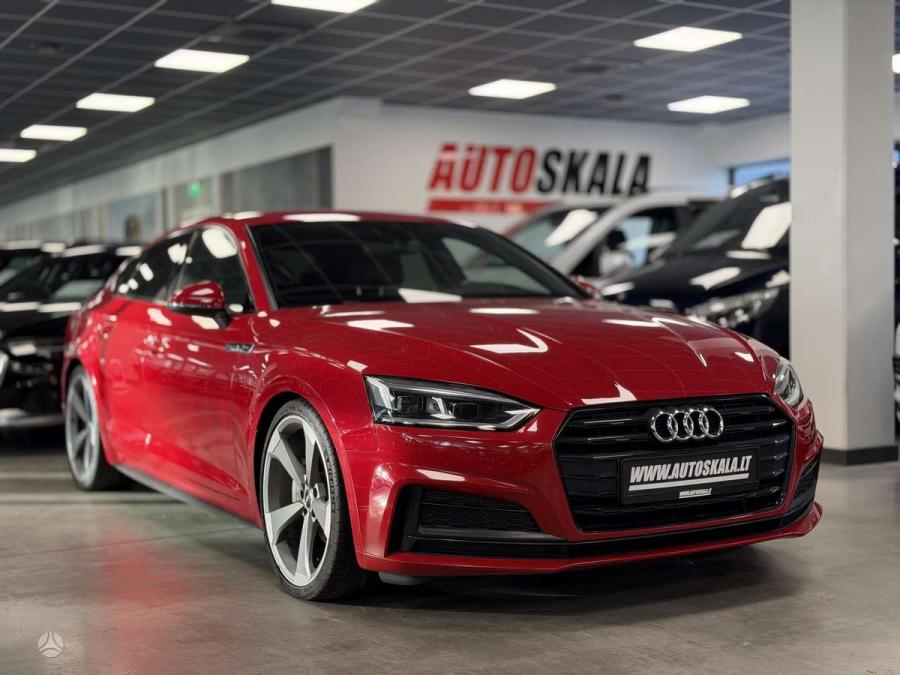 Красный Ауди A5 Sportback 2019 в Клайпеда, объемом двигателя 1.97 л и пробегом 236 тыс. км за 19900 €, фото 4 на AUTOMOTO.COM.LV