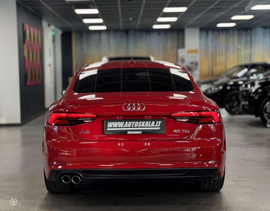 Красный Ауди A5 Sportback 2019 в Клайпеда, объемом двигателя 1.97 л и пробегом 236 тыс. км за 19900 €, фото 10 на AUTOMOTO.COM.LV