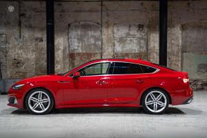 Red Audi A5 Sportback 2020 in Kaunas, with an engine capacity of 1.98 L and mileage of 147 thousand km for 24900 €, photo 10 on AUTOMOTO.COM.LV