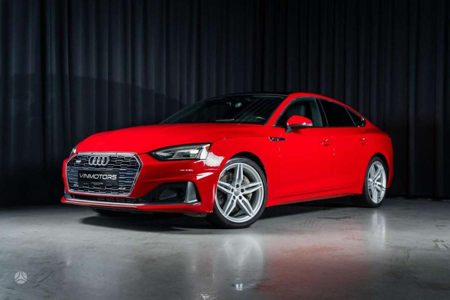 Sarkans Audi A5 Sportback 2020 Viļņa, ar dzinēja tilpumu 1.98 L un nobraukumu 148 tūkst. km par 23998 €, foto 1 vietnē AUTOMOTO.COM.LV