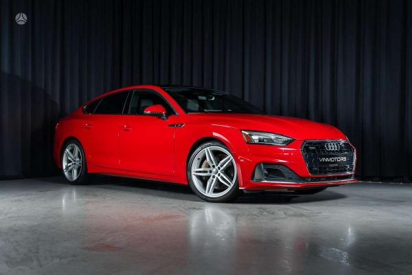 Red Audi A5 Sportback 2020 in Vilnius, with an engine capacity of 1.98 L and mileage of 148 thousand km for 23998 €, photo 3 on AUTOMOTO.COM.LV