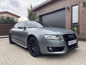 Violet Audi A5 Sportback 2011 in Klaipeda, with an engine capacity of 2.97 L and mileage of 285 thousand km for 10800 €, photo  on AUTOMOTO.COM.LV
