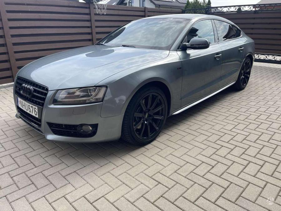 Фиолетовый Ауди A5 Sportback 2011 в Клайпеда, объемом двигателя 2.97 л и пробегом 285 тыс. км за 10800 €, фото 12 на AUTOMOTO.COM.LV