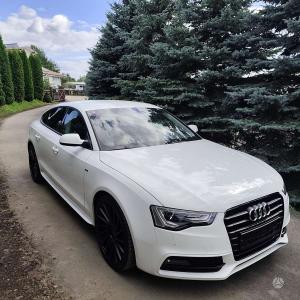 Белый Ауди A5 Sportback 2013 в Утена, объемом двигателя 2.00 л и пробегом 189 тыс. км за 9200 €, фото 3 на AUTOMOTO.COM.LV