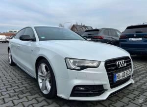 Balts Audi A5 Sportback 2015 Vilkaviškis, ar dzinēja tilpumu 2.99 L un nobraukumu 270 tūkst. km par 9900 €, foto  vietnē AUTOMOTO.COM.LV