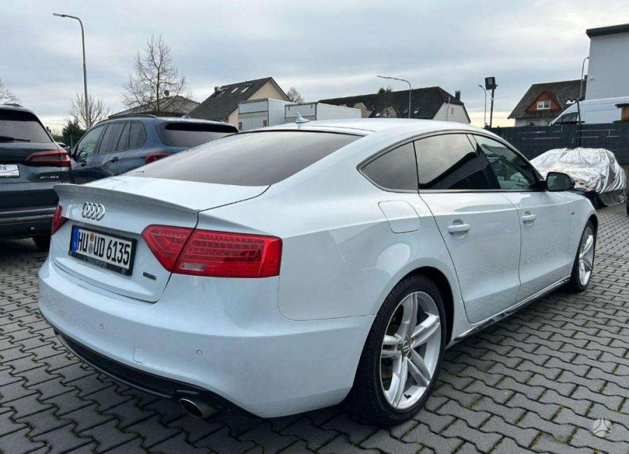 Balts Audi A5 Sportback 2015 Vilkaviškis, ar dzinēja tilpumu 2.99 L un nobraukumu 270 tūkst. km par 9900 €, foto 2 vietnē AUTOMOTO.COM.LV