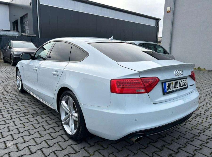 Balts Audi A5 Sportback 2015 Vilkaviškis, ar dzinēja tilpumu 2.99 L un nobraukumu 270 tūkst. km par 9900 €, foto 4 vietnē AUTOMOTO.COM.LV