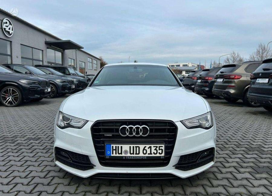 Balts Audi A5 Sportback 2015 Vilkaviškis, ar dzinēja tilpumu 2.99 L un nobraukumu 270 tūkst. km par 9900 €, foto 6 vietnē AUTOMOTO.COM.LV