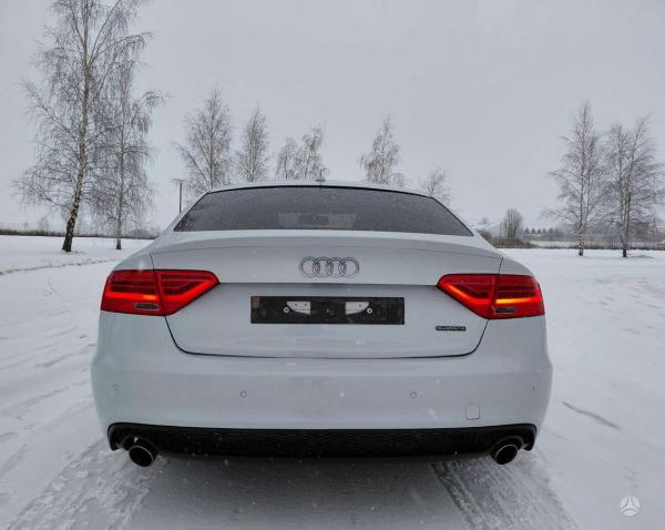 White Audi A5 Sportback 2015 in Vilkaviskis, with an engine capacity of 3.00 L and mileage of 276 thousand km for 10200 €, photo 8 on AUTOMOTO.COM.LV