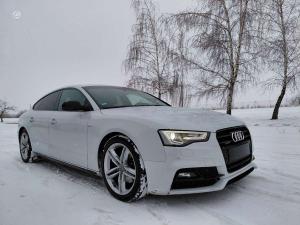 White Audi A5 Sportback 2015 in Vilkaviskis, with an engine capacity of 3.00 L and mileage of 276 thousand km for 10200 €, photo 11 on AUTOMOTO.COM.LV
