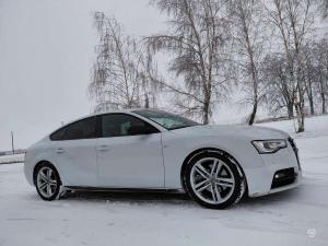 White Audi A5 Sportback 2015 in Vilkaviskis, with an engine capacity of 3.00 L and mileage of 276 thousand km for 10200 €, photo 12 on AUTOMOTO.COM.LV