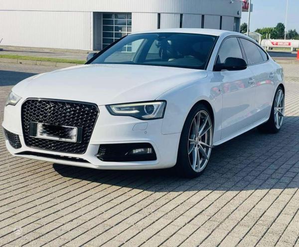 Белый Ауди A5 Sportback 2011 в Паневежис, объемом двигателя 2.97 л и пробегом 337 тыс. км за 10900 €, фото 1 на AUTOMOTO.COM.LV