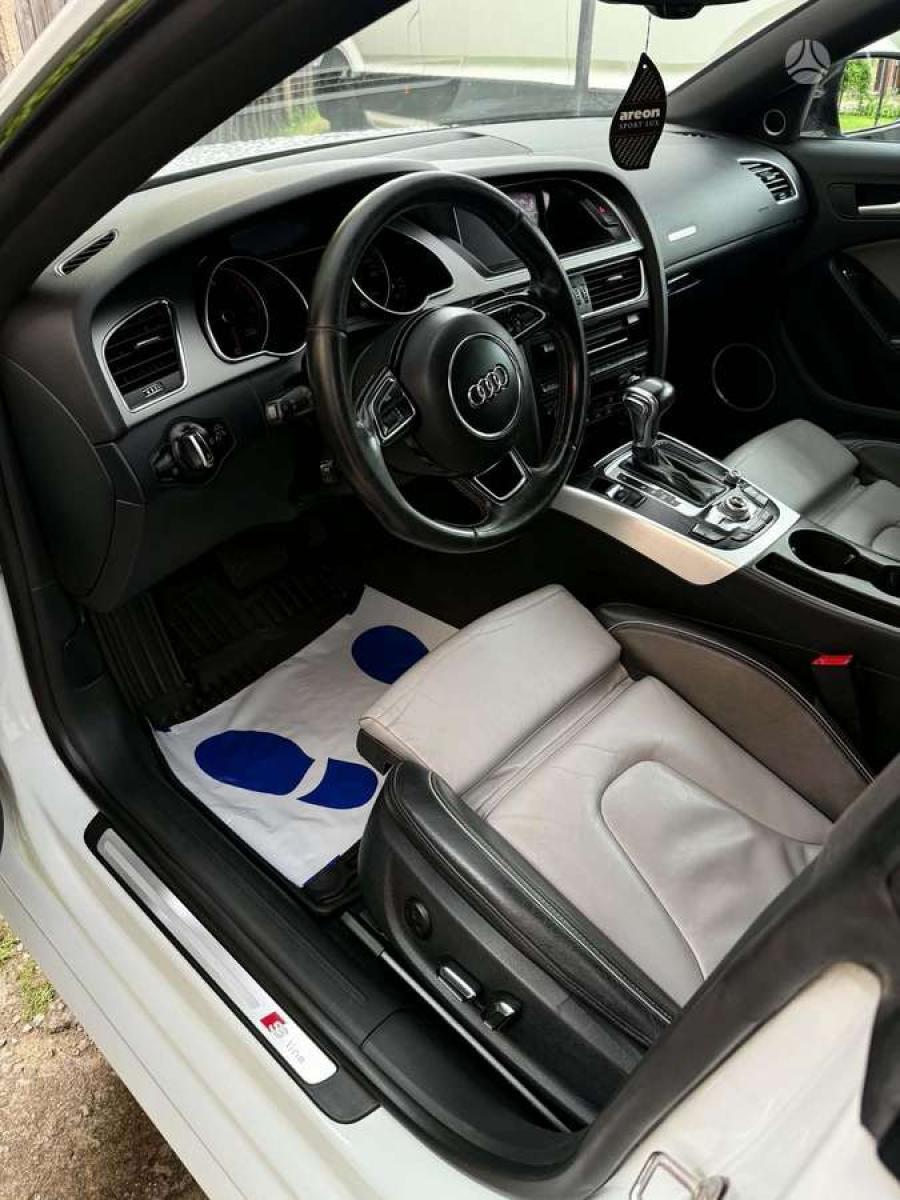 Белый Ауди A5 Sportback 2011 в Паневежис, объемом двигателя 2.97 л и пробегом 337 тыс. км за 10900 €, фото 8 на AUTOMOTO.COM.LV