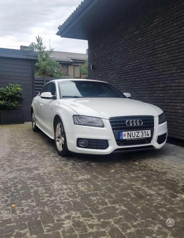 Balts Audi A5 Sportback 2011 Klaipėda, ar dzinēja tilpumu 2.70 L un nobraukumu 409 tūkst. km par 5800 €, foto 3 vietnē AUTOMOTO.COM.LV