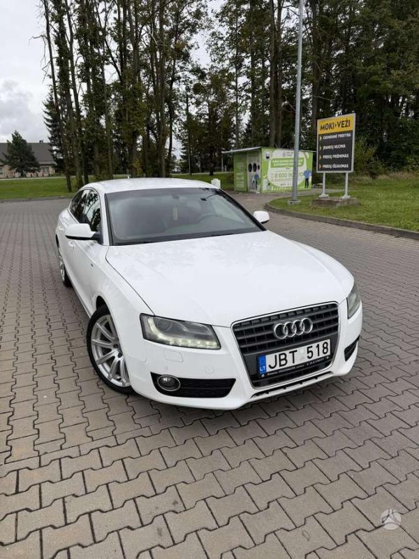 Balts Audi A5 Sportback 2011 Kauņa, ar dzinēja tilpumu 1.97 L un nobraukumu 285 tūkst. km par 4350 €, foto 3 vietnē AUTOMOTO.COM.LV