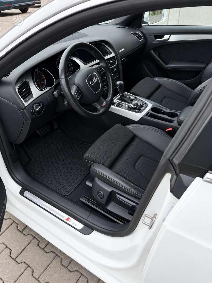 White Audi A5 Sportback 2011 in Kaunas, with an engine capacity of 1.97 L and mileage of 285 thousand km for 4350 €, photo 15 on AUTOMOTO.COM.LV