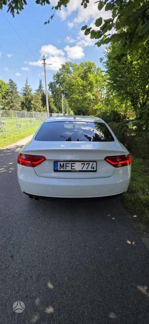 White Audi A5 Sportback 2012 in Kaunas, with an engine capacity of 1.97 L and mileage of 320 thousand km for 7499 €, photo 3 on AUTOMOTO.COM.LV