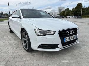 White Audi A5 Sportback 2012 in Taurage, with an engine capacity of 2.97 L and mileage of 270 thousand km for 8500 €, photo  on AUTOMOTO.COM.LV