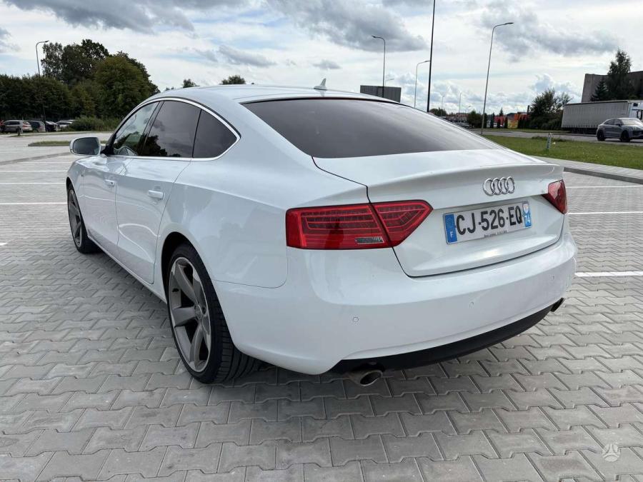 Balts Audi A5 Sportback 2012 Tauragė, ar dzinēja tilpumu 2.97 L un nobraukumu 270 tūkst. km par 8500 €, foto 6 vietnē AUTOMOTO.COM.LV