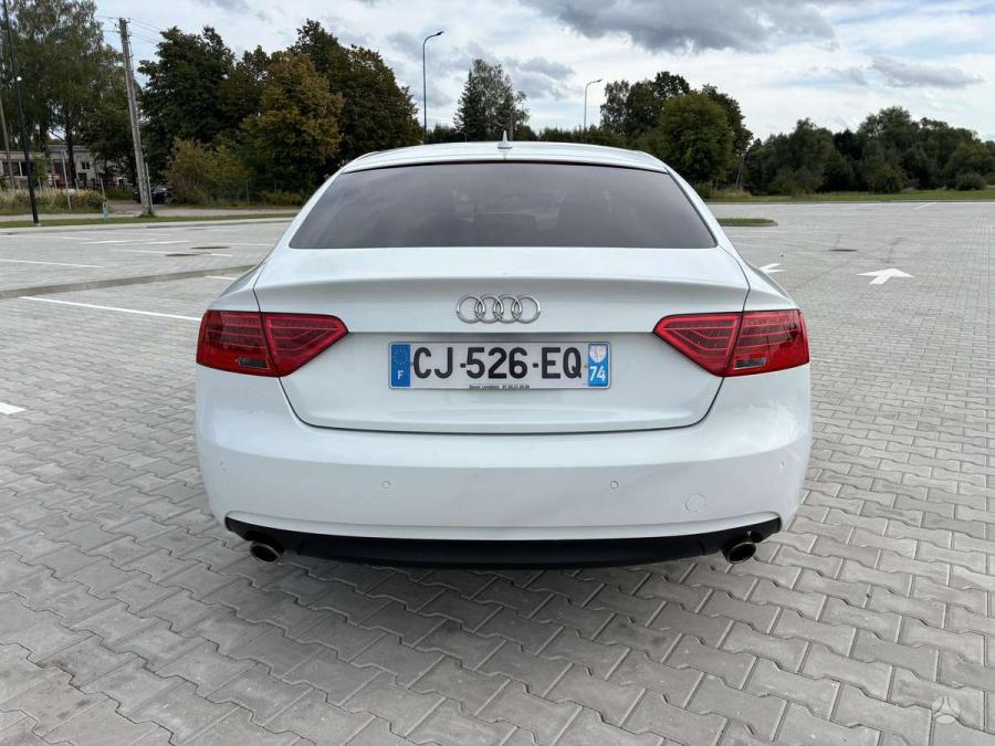 Balts Audi A5 Sportback 2012 Tauragė, ar dzinēja tilpumu 2.97 L un nobraukumu 270 tūkst. km par 8500 €, foto 9 vietnē AUTOMOTO.COM.LV