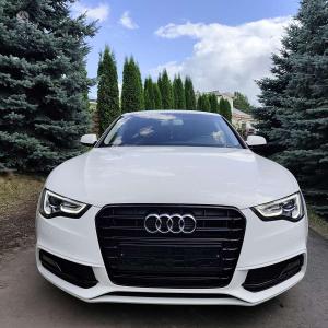 White Audi A5 Sportback 2013 in Utena, with an engine capacity of 1.97 L and mileage of 189 thousand km for 9650 €, photo 3 on AUTOMOTO.COM.LV