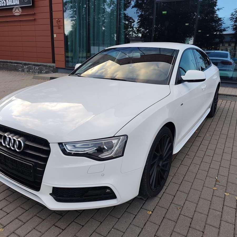 Белый Ауди A5 Sportback 2013 в Утена, объемом двигателя 1.97 л и пробегом 189 тыс. км за 9600 €, фото 4 на AUTOMOTO.COM.LV