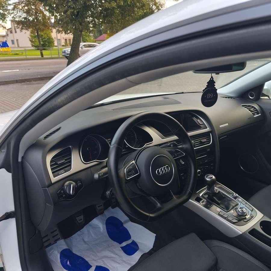 Белый Ауди A5 Sportback 2013 в Утена, объемом двигателя 1.97 л и пробегом 189 тыс. км за 9600 €, фото 12 на AUTOMOTO.COM.LV