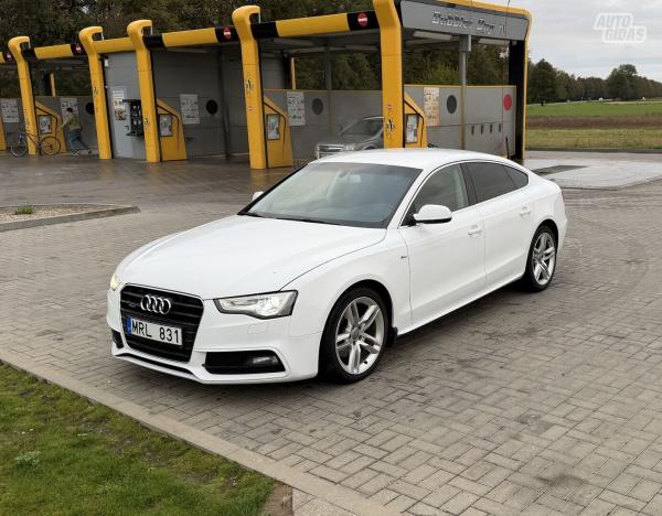 Белый Ауди A5 Sportback 2015 в Ширвинтос, объемом двигателя 2.00 л и пробегом 393 тыс. км за 10800 €, фото 1 на AUTOMOTO.COM.LV